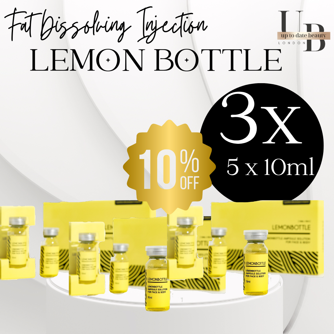 Lemon Bottle PACKAGE - 3 X 5 x 10 ml Vials – uptodatebeauty